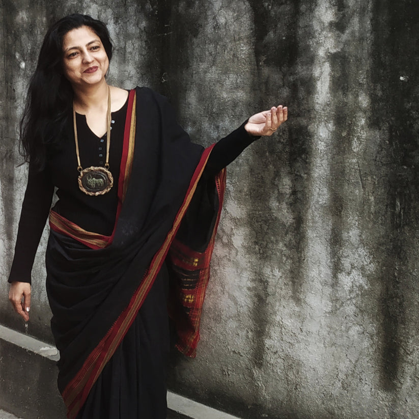 Papier-mache Pendant-Harappan bull-seal-Black – aranya earthcraft